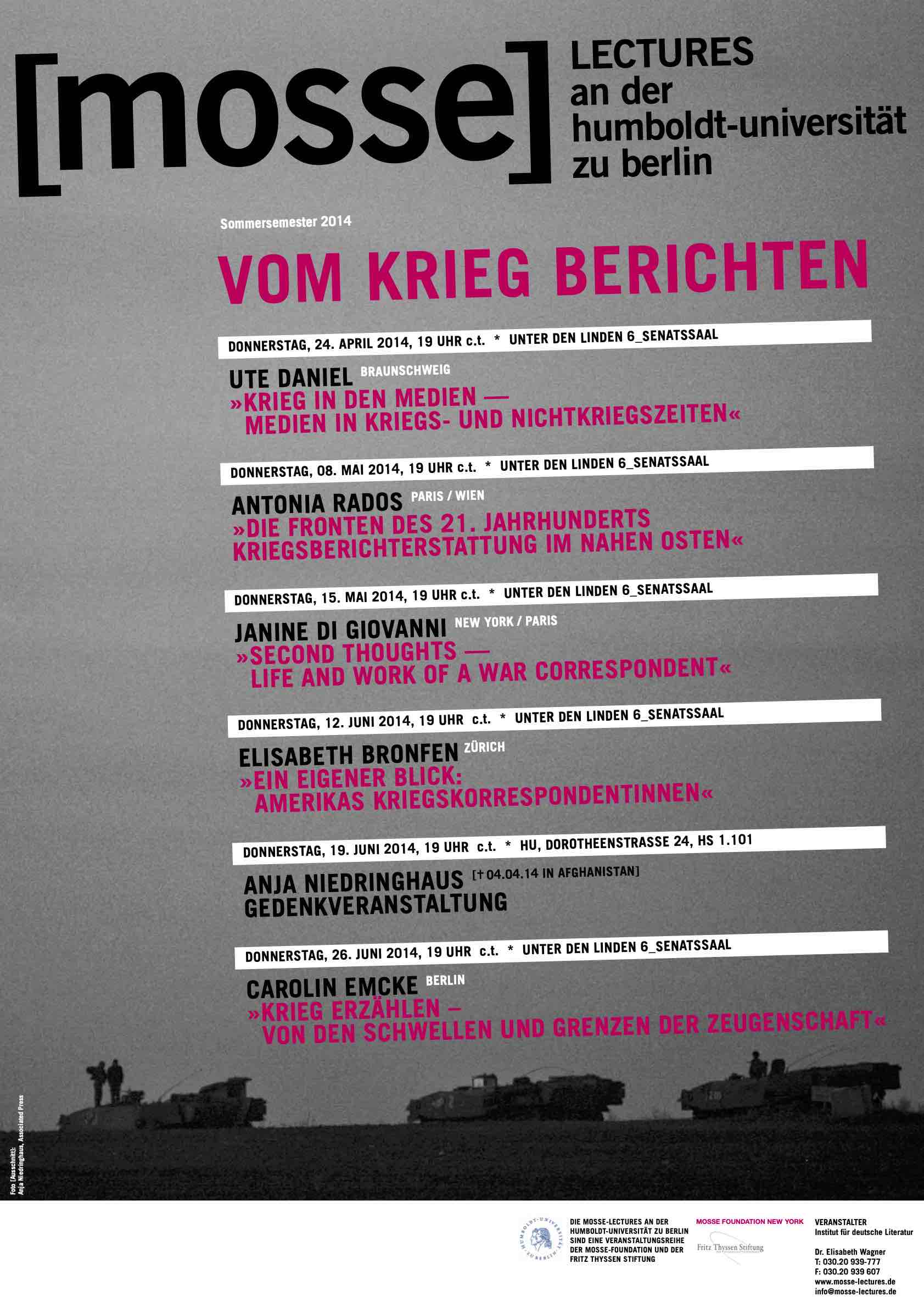 Vom-Krieg-berichten – Mosse Lectures